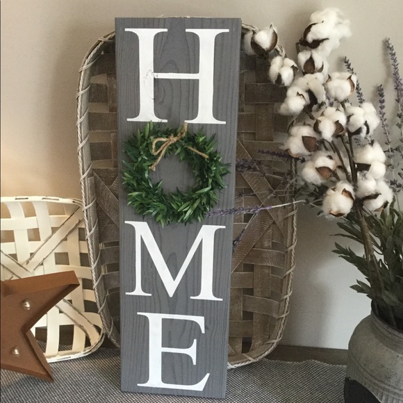 Other | Home Wooden Rustic Plaque Sign Farmhouse | Poshmark